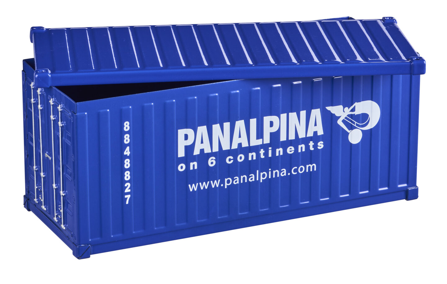 De unieke witte en blauwe mini container metaal 20ft, nu op voorraad ...